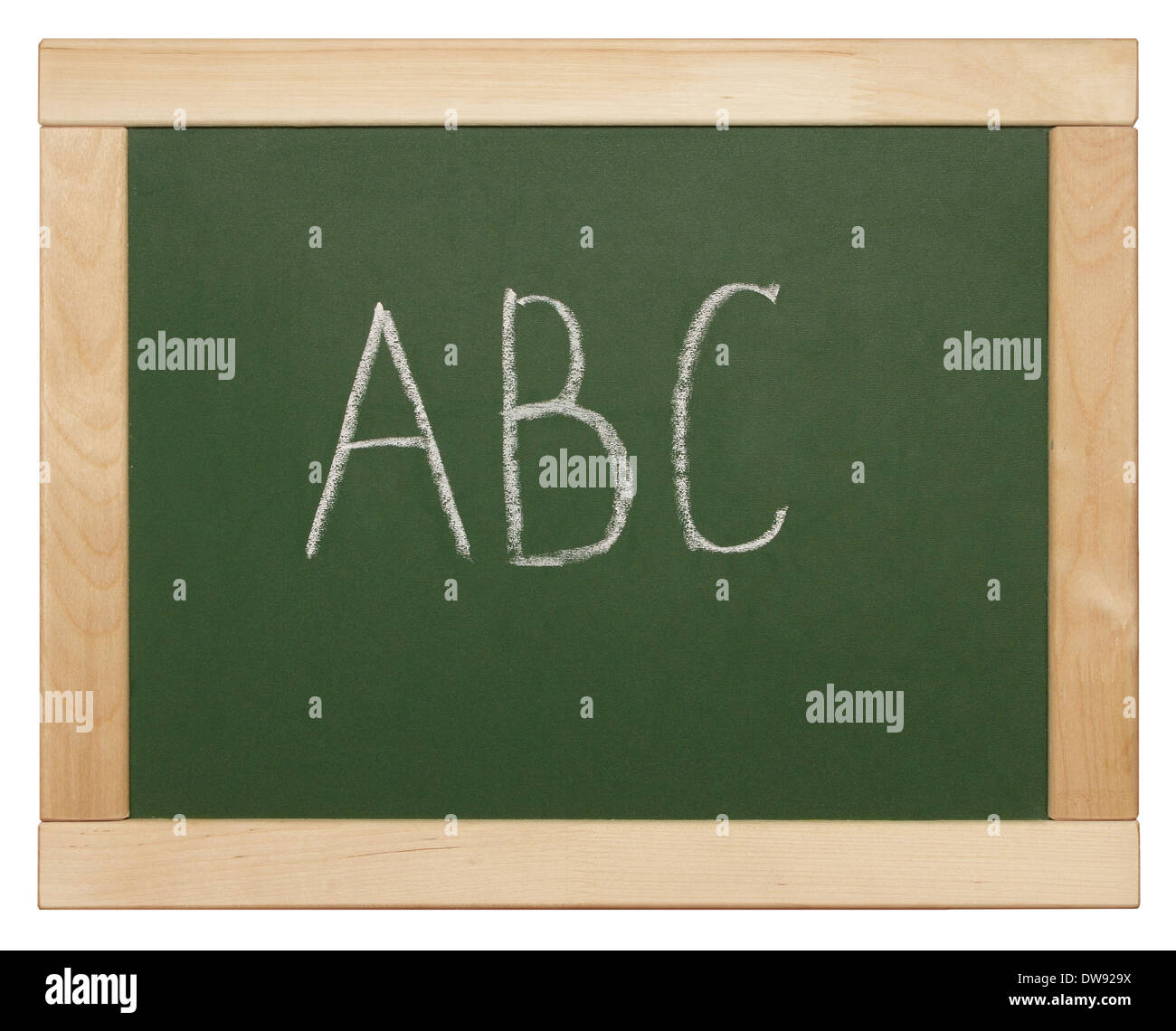 blackboard with ABC Stock Photo - Alamy