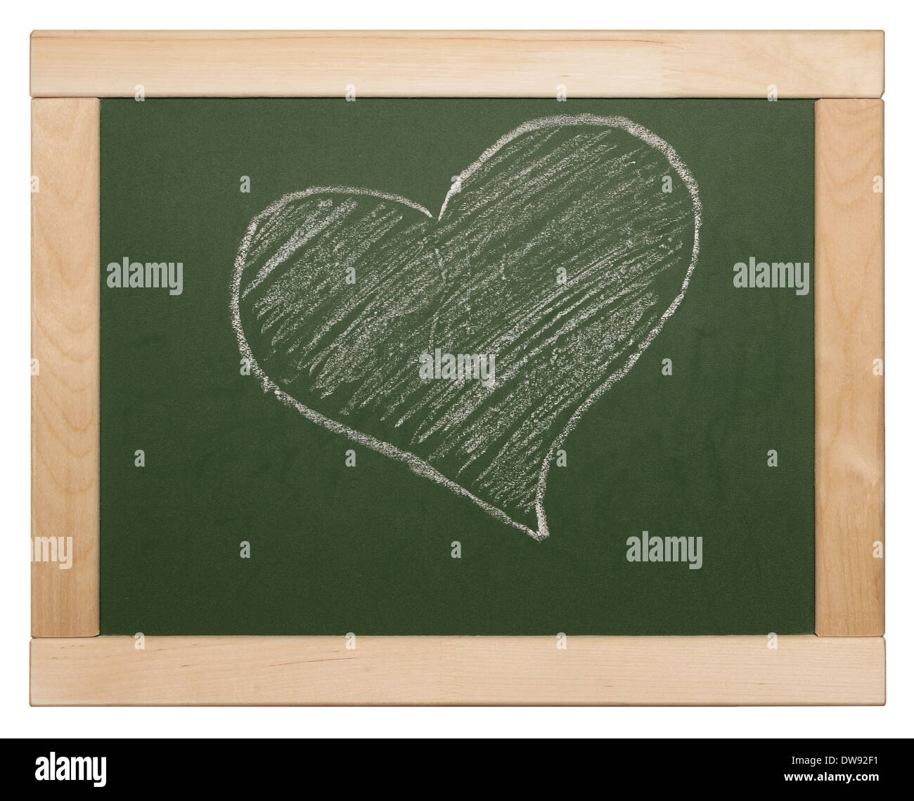 Green blackboard on black Cut Out Stock Images & Pictures - Alamy