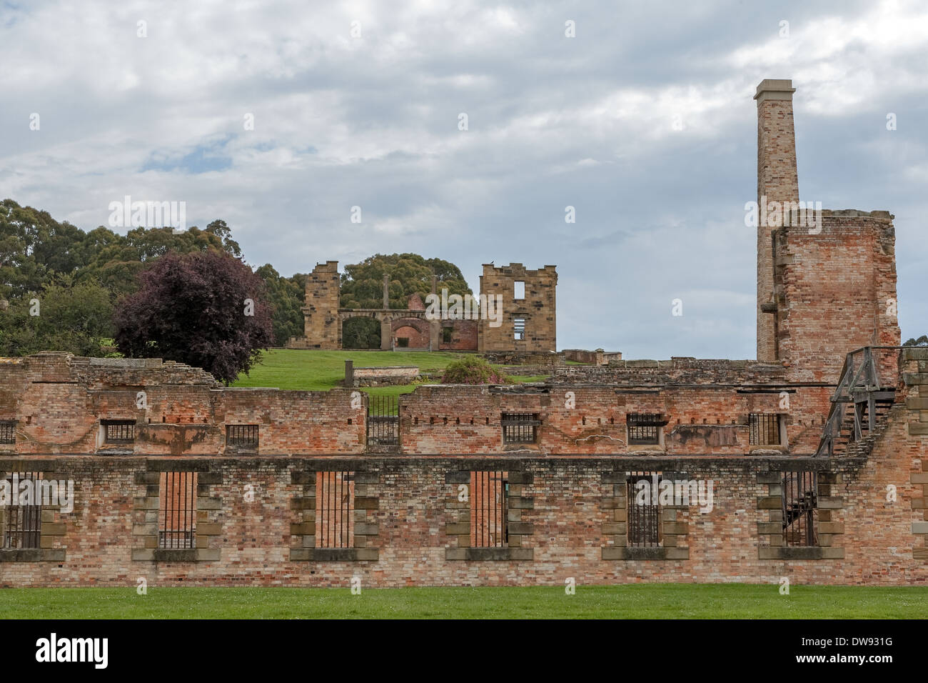 Remains of The Hospital building, Port Arthur, historical site ...