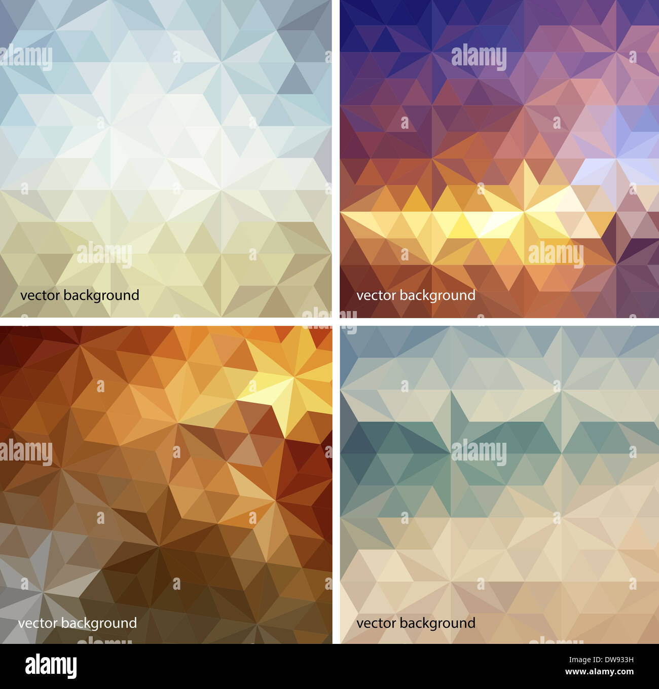 Retro triangle background Stock Photo - Alamy