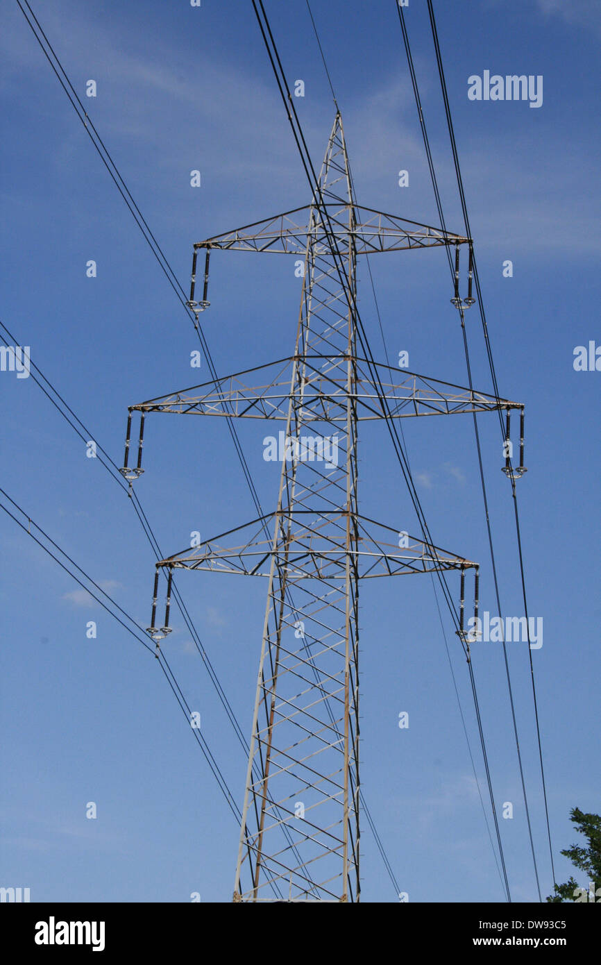Medium voltage power line electricity hi-res stock photography and ...