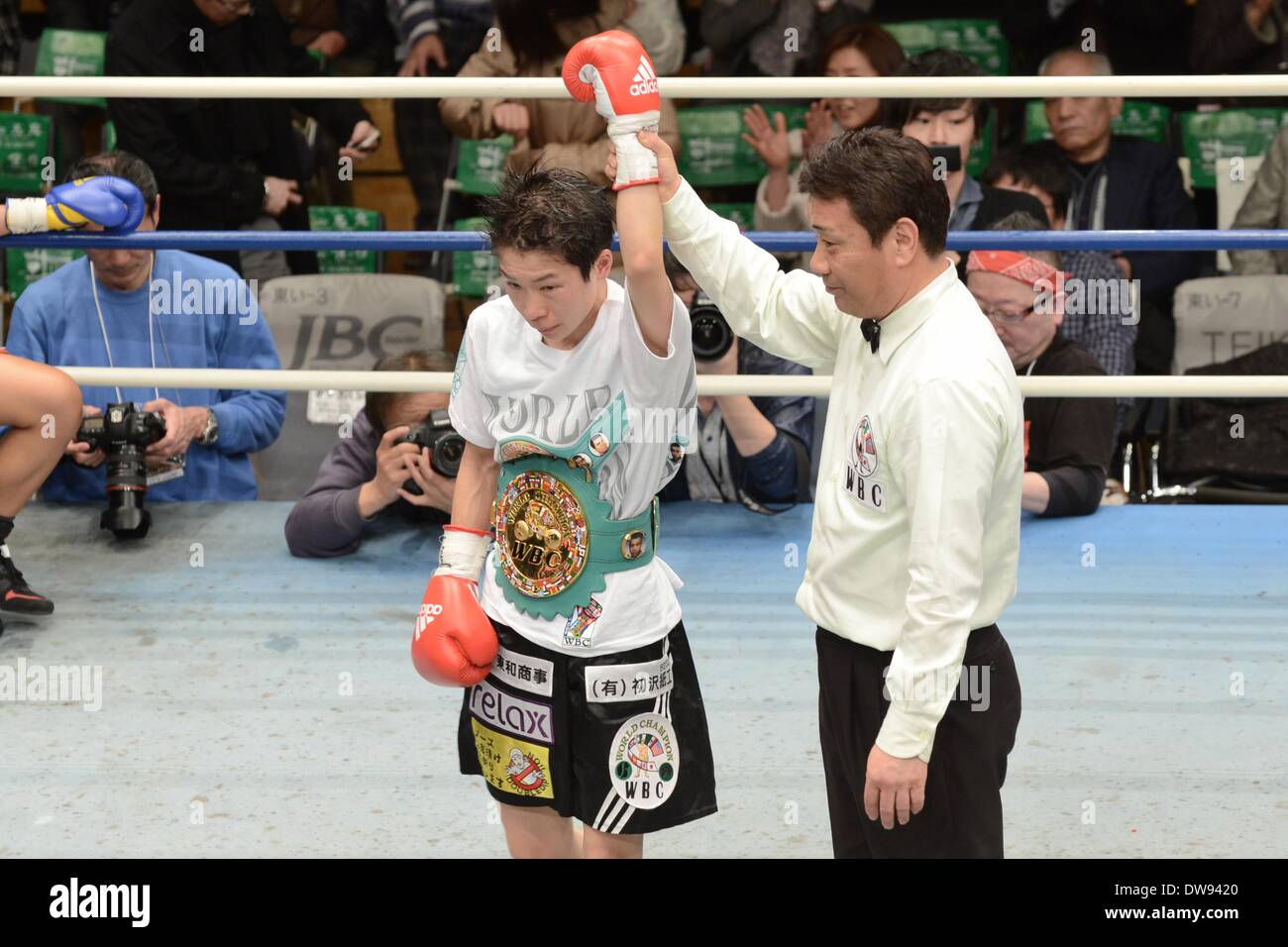 Tokyo, Japan. 3rd Mar, 2014. Momo Koseki (JPN) Boxing : Momo Koseki of ...