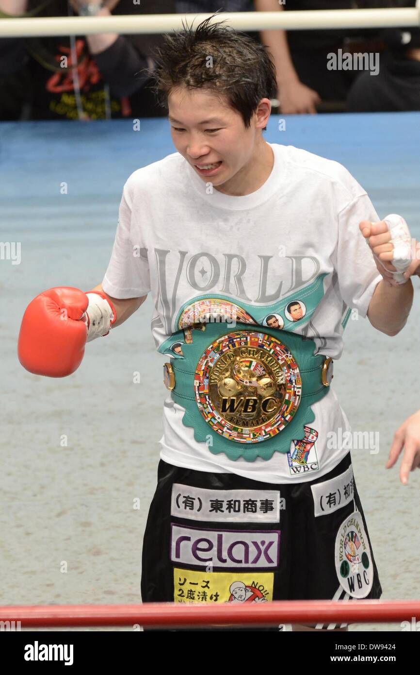 Tokyo, Japan. 3rd Mar, 2014. Momo Koseki (JPN) Boxing : Momo Koseki of ...