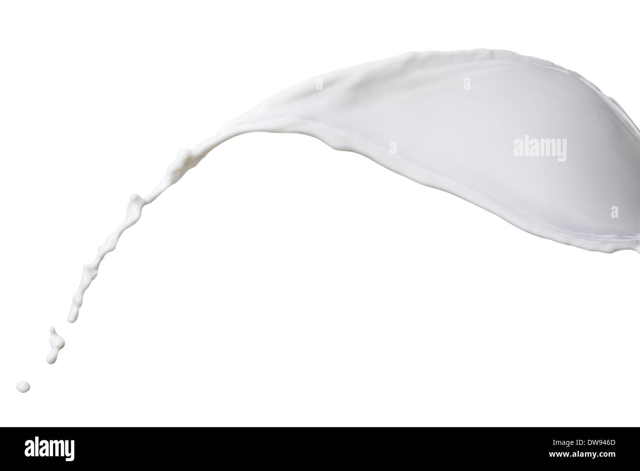 White milk isolated on white background Stock Photo - Alamy