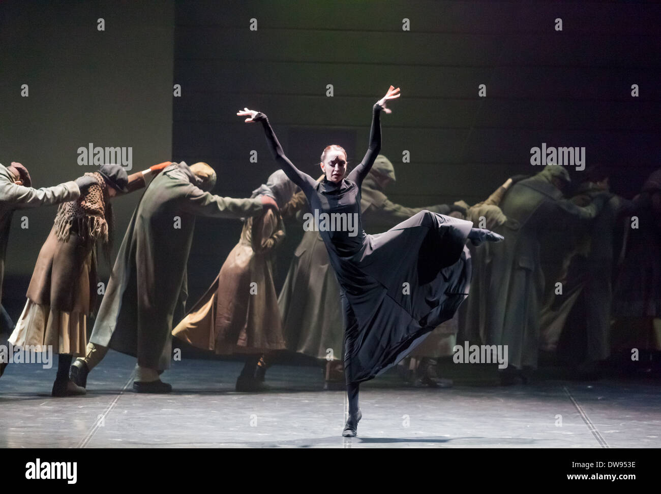 Boris Eifman's new ballet Requiem Stock Photo - Alamy