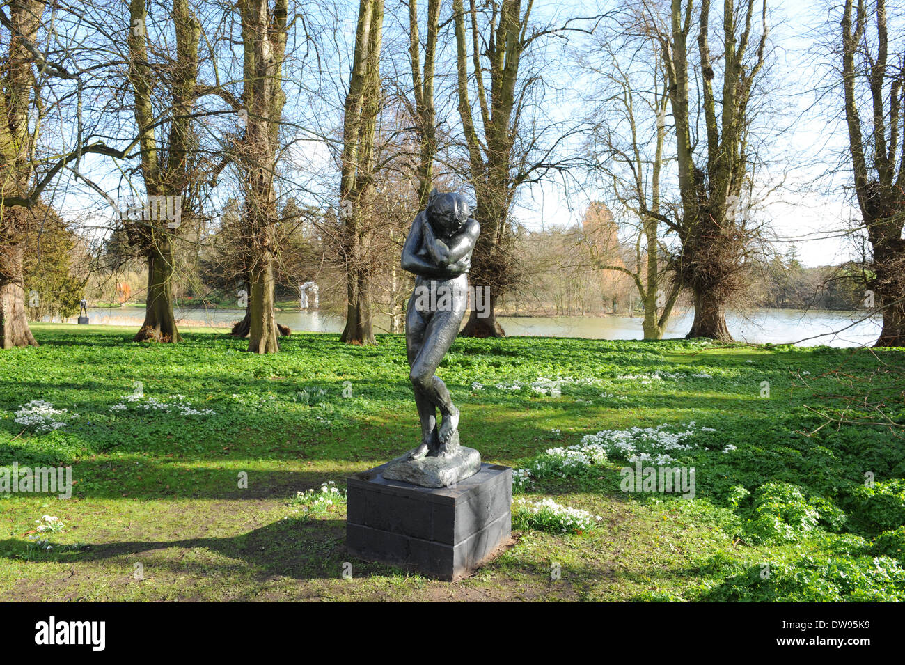 Auguste Rodin Bronze Sculpture of Eve Stock Photo - Alamy