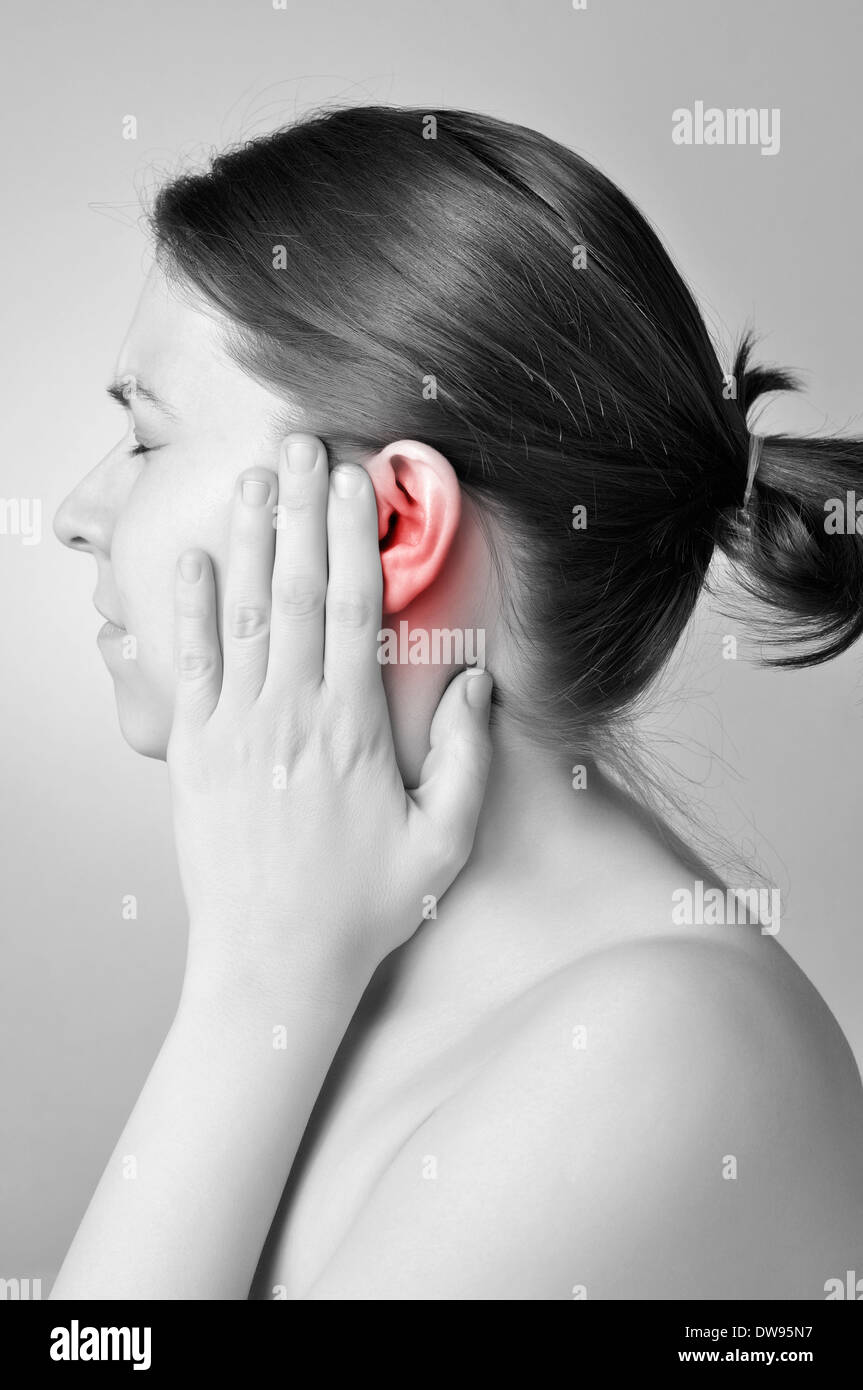 Painful ear hi-res stock photography and images - Alamy