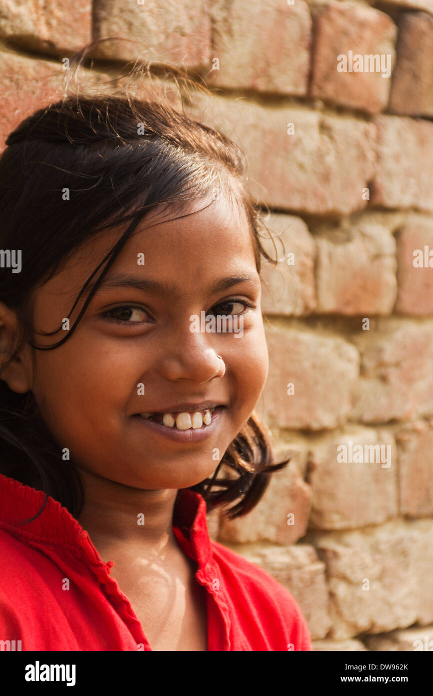 indian village rural child Stock Photo - Alamy