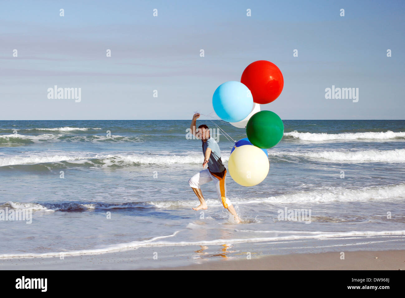 Balloons man hi-res stock photography and images - Alamy