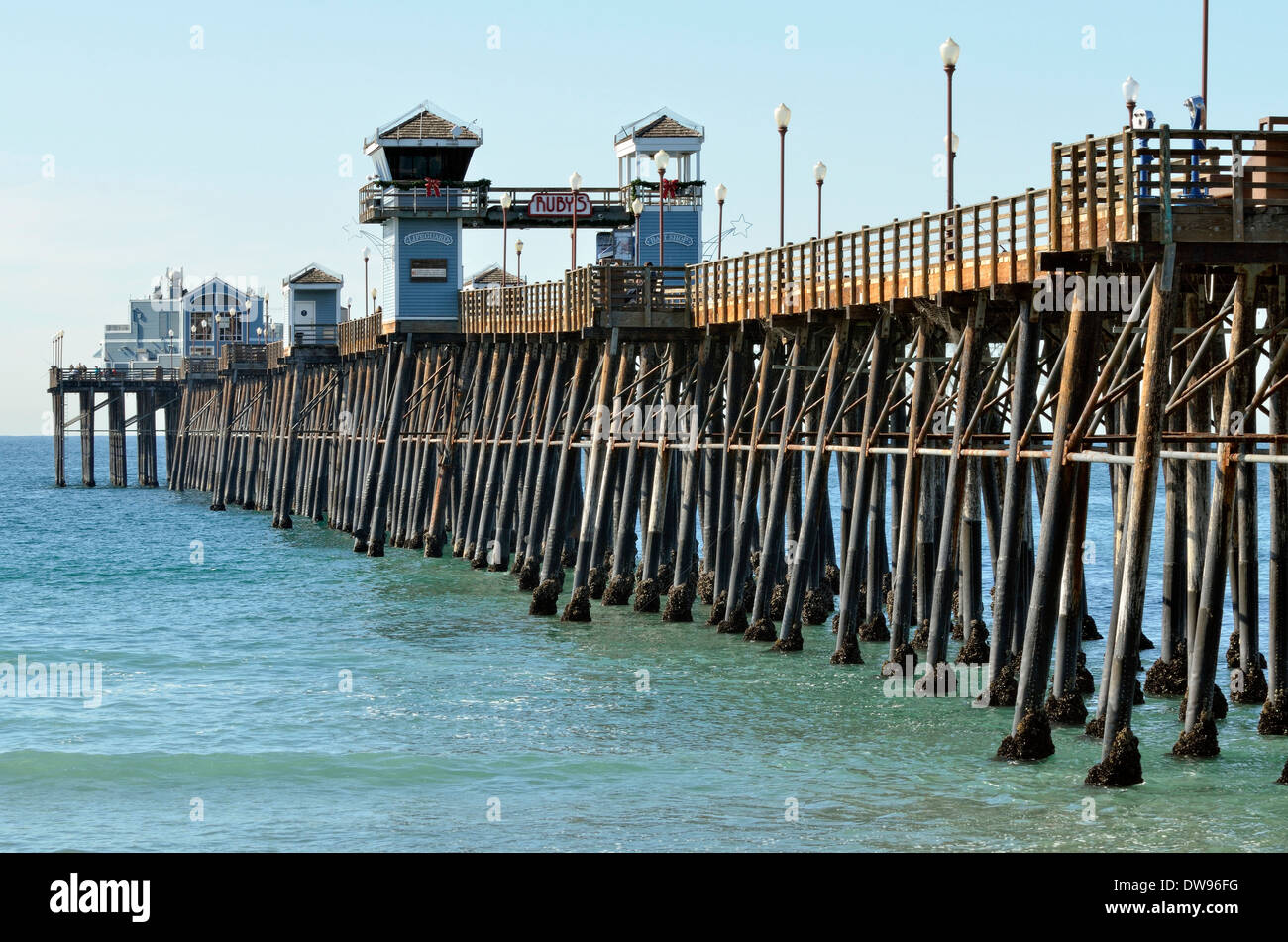 Historic Oceanside Pier, Oceanside, San Diego County, California ...