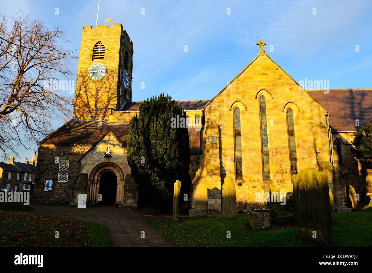 St Andrew's Church, Corbridge, Northumberland, England Stock Photo - Alamy