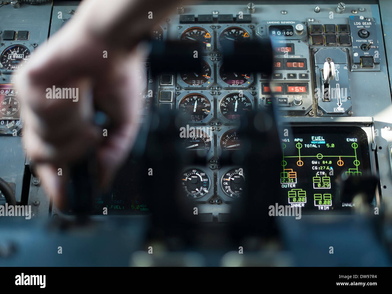 Aircraft control panel hi-res stock photography and images - Alamy