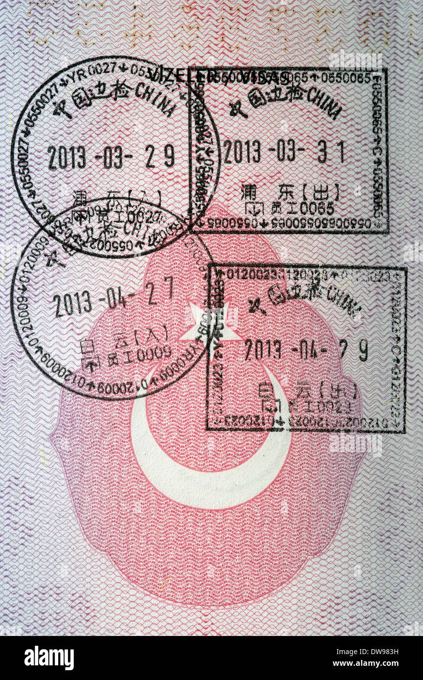 Immigration stamp hi-res stock photography and images - Alamy