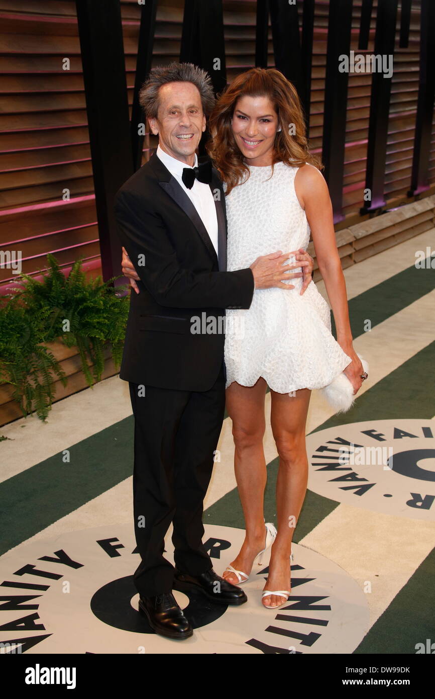 West Hollywood, Los Angeles, USA. 02nd Mar, 2014. Brian Grazer and ...