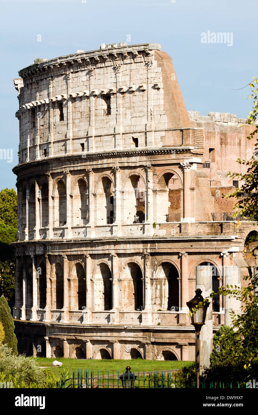 The Colosseum, the world famous landmark in Rome, Italy Stock Photo - Alamy