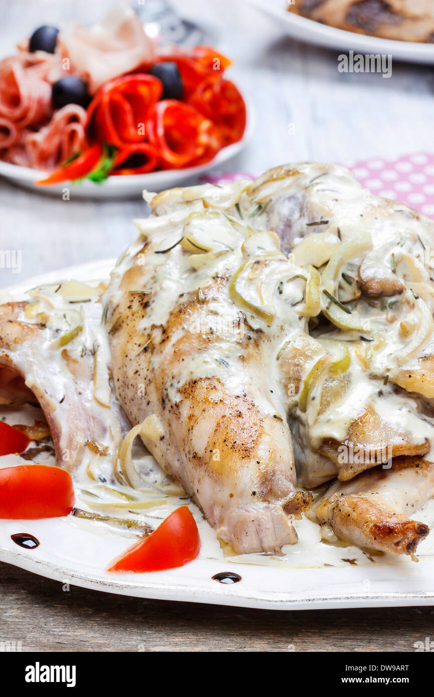 Fried rabbit dish spain hi-res stock photography and images - Alamy