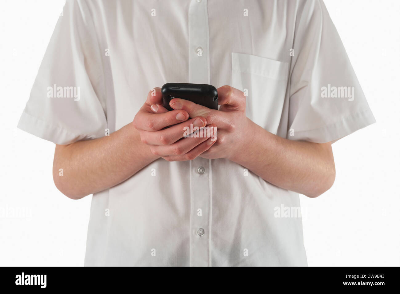 Children texting hi-res stock photography and images - Alamy