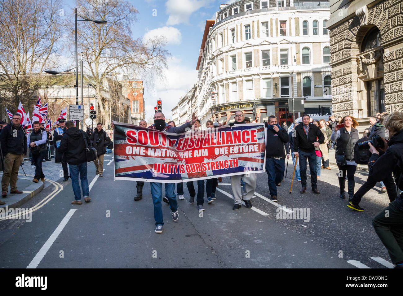 South East Alliance (SEA) protest whilst awaiting sentencing of Lee ...