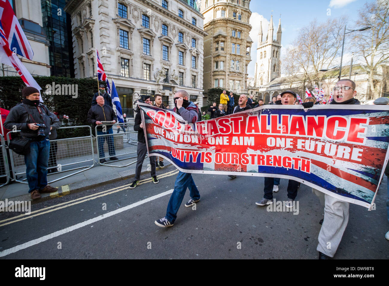 South East Alliance (SEA) protest whilst awaiting sentencing of Lee ...
