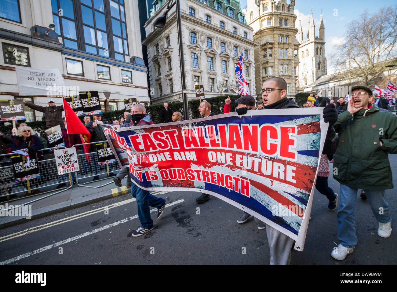 South East Alliance (SEA) protest whilst awaiting sentencing of Lee ...