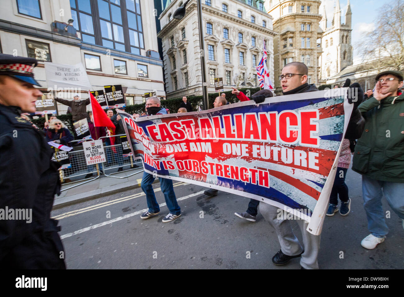 South East Alliance (SEA) protest whilst awaiting sentencing of Lee ...