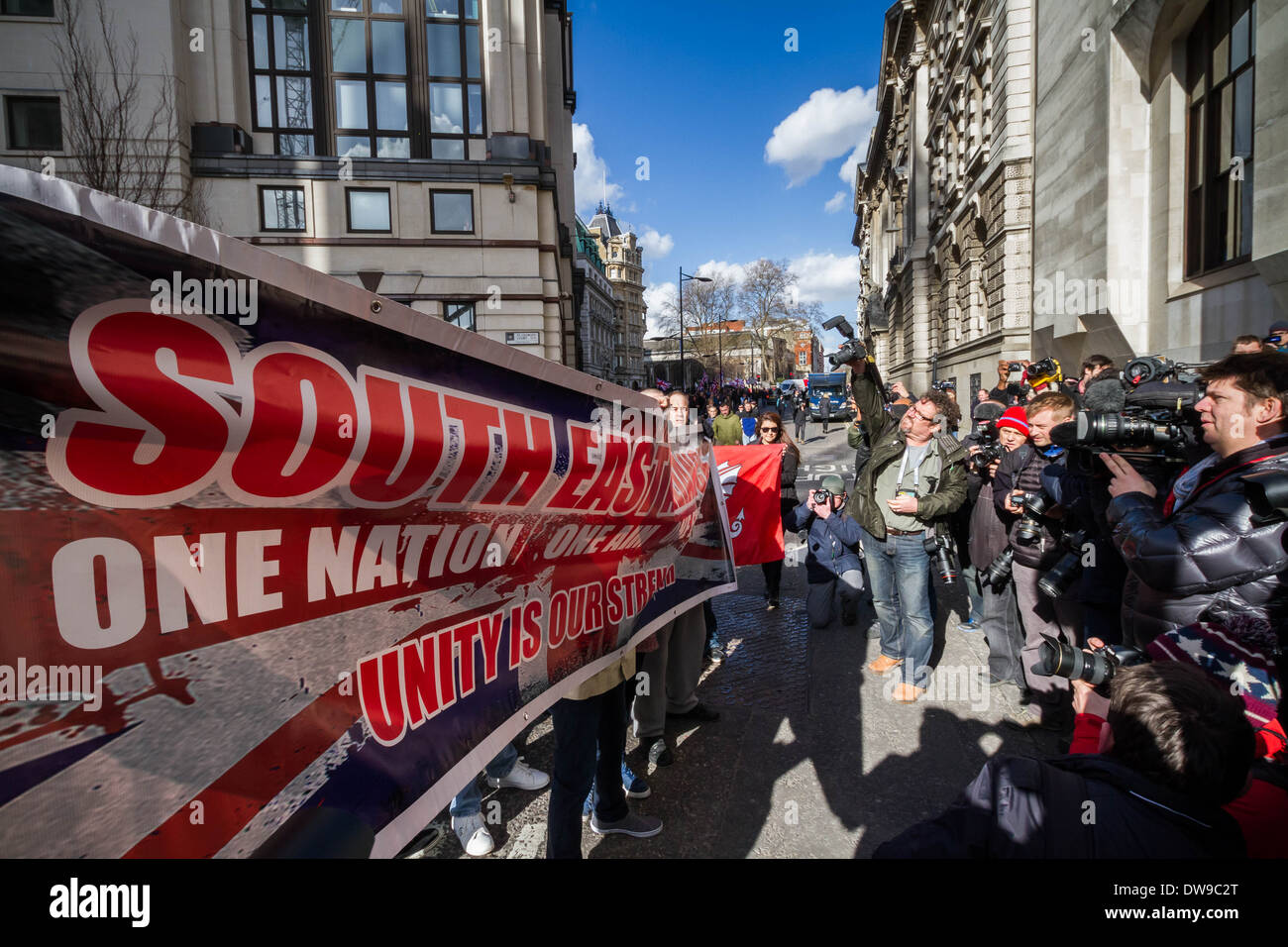 South East Alliance (SEA) protest whilst awaiting sentencing of Lee ...