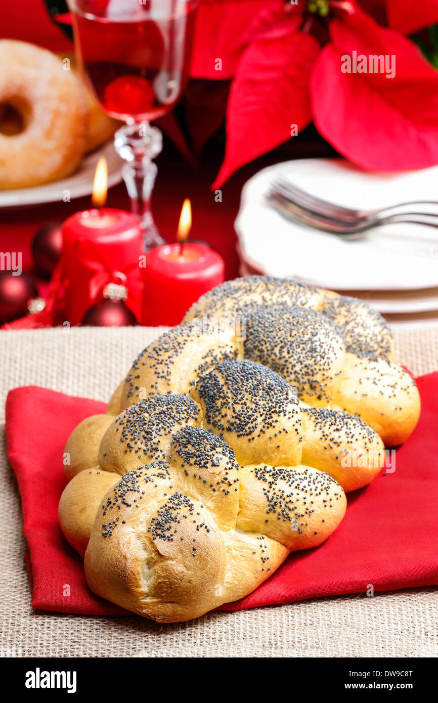 Greek new years bread hi-res stock photography and images - Alamy