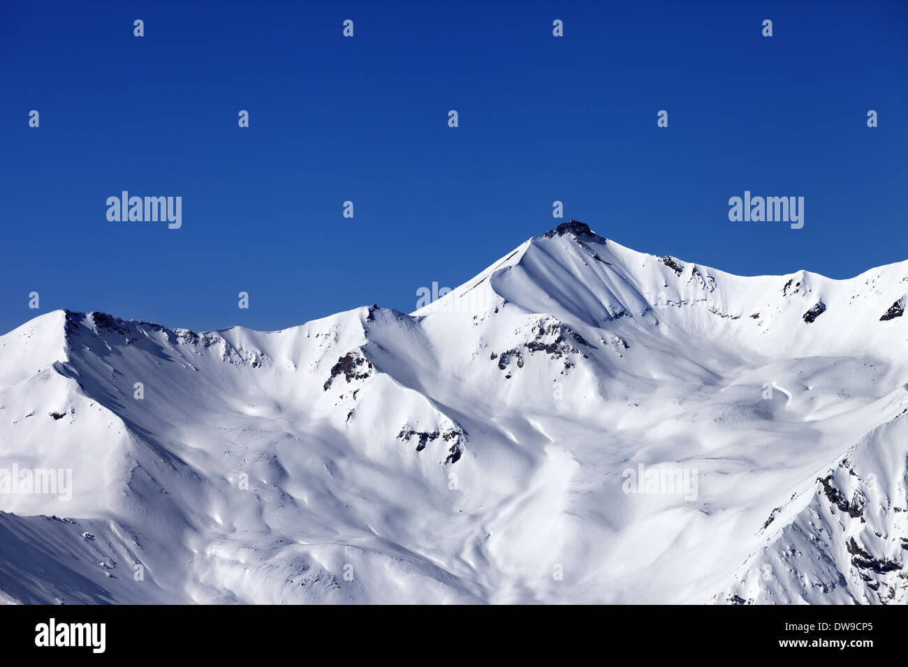Blue mountain alpine ski resort hi-res stock photography and images - Alamy