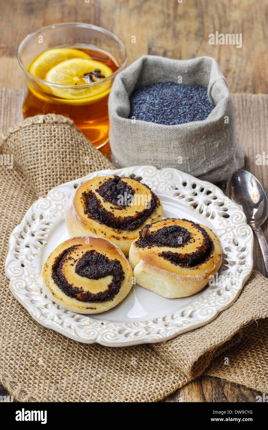 Poppy seed bunsPoppy seed buns Stock Photo - Alamy