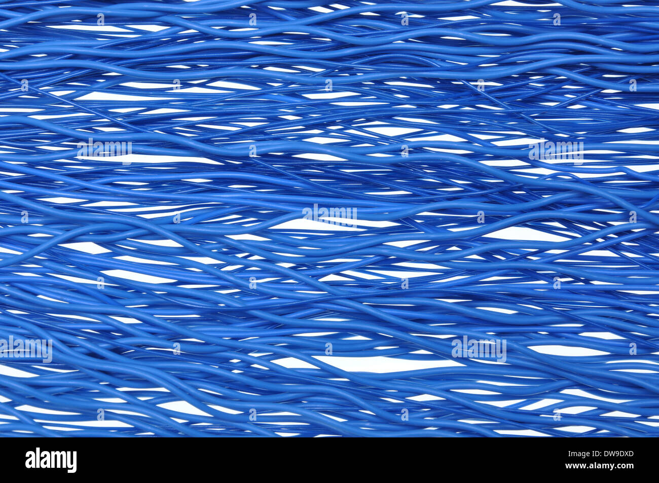 Abstract design internet network, blue cables Stock Photo - Alamy