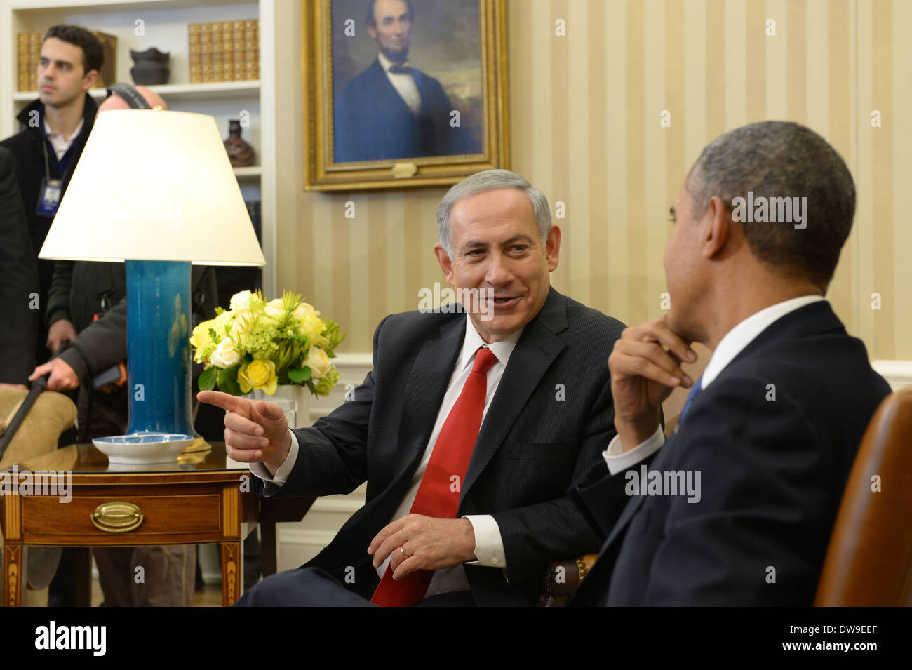 Washington DC, USA. 3rd Mar, 2014. Visiting Israeli Prime Minister ...