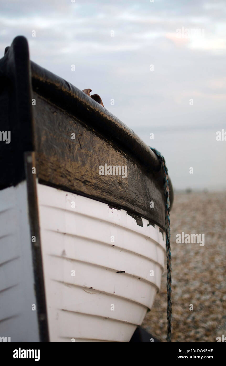 Fishing boat on the beach at Bognor Regis, West Sussex, UK Stock Photo ...