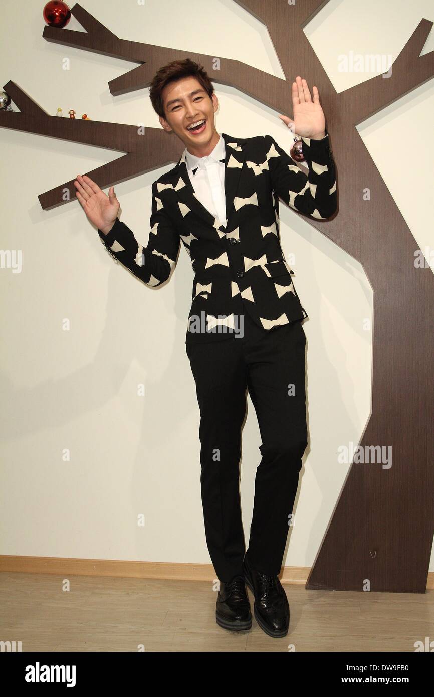 Taipei, China. 3rd Mar, 2014. Actor Aaron promotes his new TV drama in ...