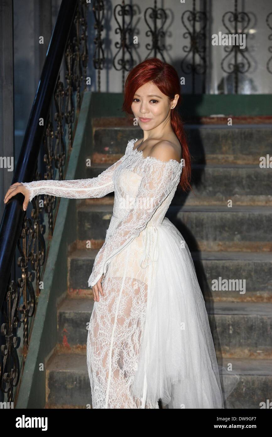 Singer Della poses for photocall in Taipei,China on Monday March 3,2014 ...