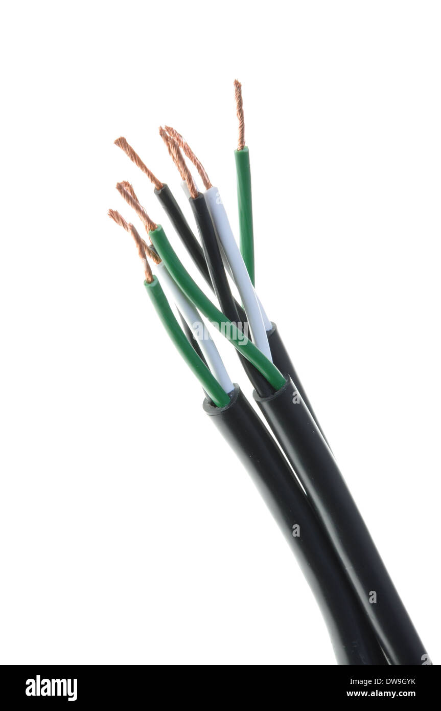 Electrical wiring in the power industry Stock Photo - Alamy