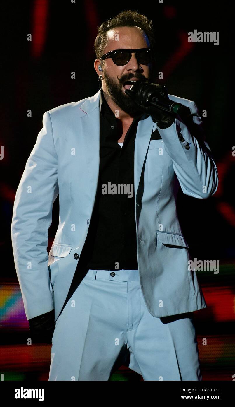 Munich, Germany. 03rd Mar, 2014. Alexander James McLean of the US band ...