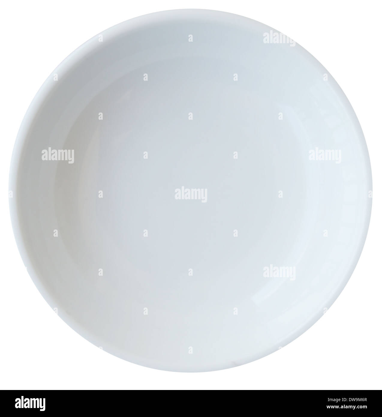 empty plate isolated on white background Stock Photo - Alamy