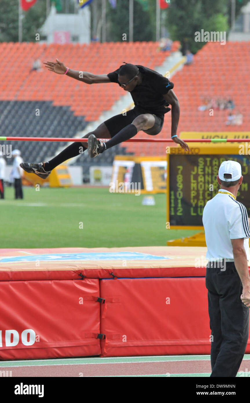 World record high jumper hi-res stock photography and images - Alamy