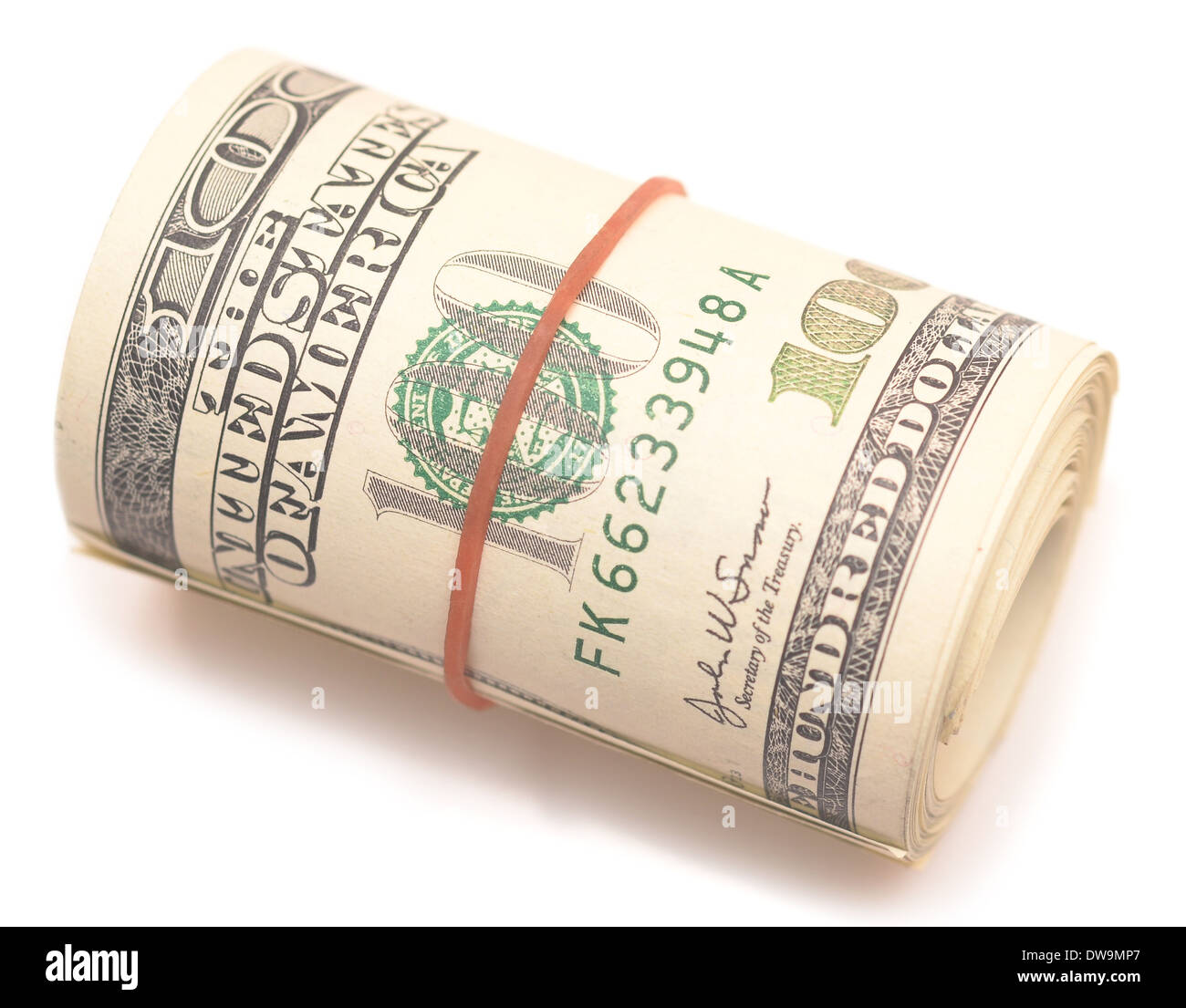 100 Dollar Bill Rolled Up Cut Out Stock Images & Pictures - Alamy
