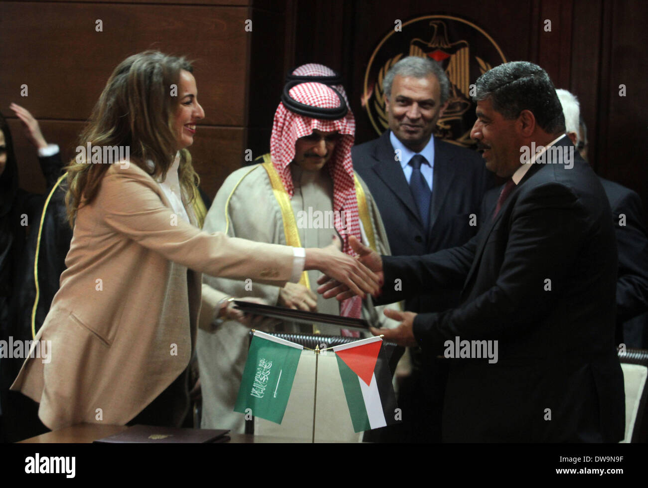 Ramallah, West Bank, Palestinian Territory. 4th Mar, 2014. Palestinian ...
