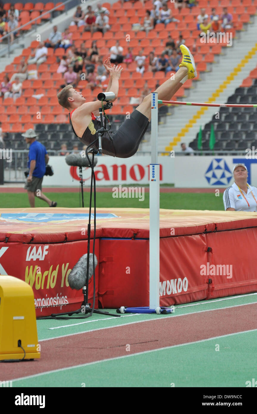 World record high jumper hi-res stock photography and images - Alamy
