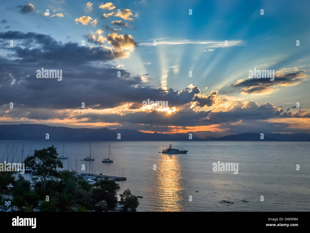 Greek sunrise hi-res stock photography and images - Alamy