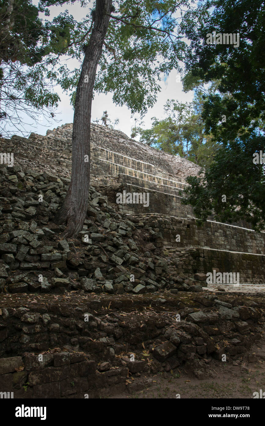 Ruins at an archaeological site Copan Copan Ruinas Copan Department ...