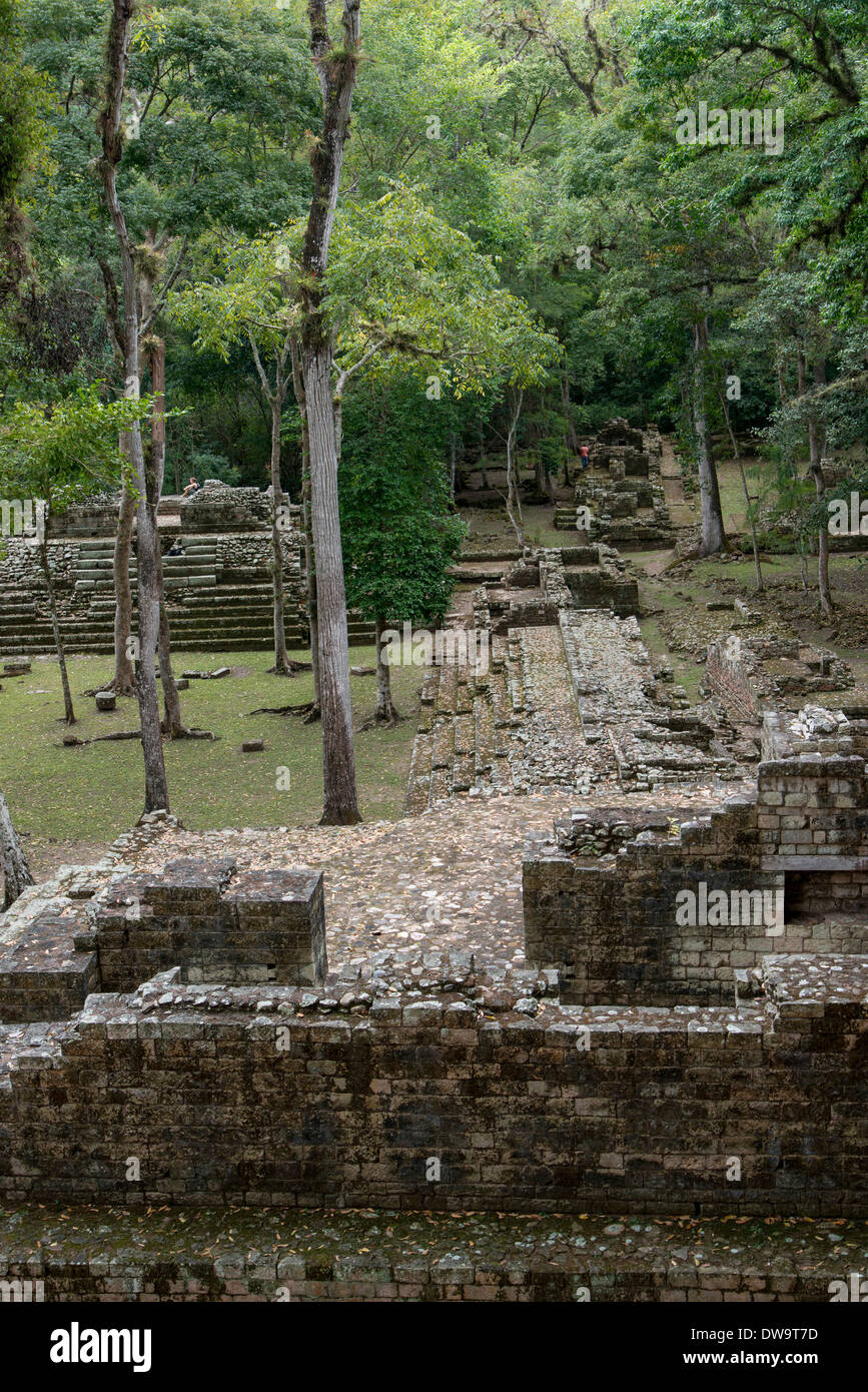 Ruins at an archaeological site Copan Copan Ruinas Copan Department ...