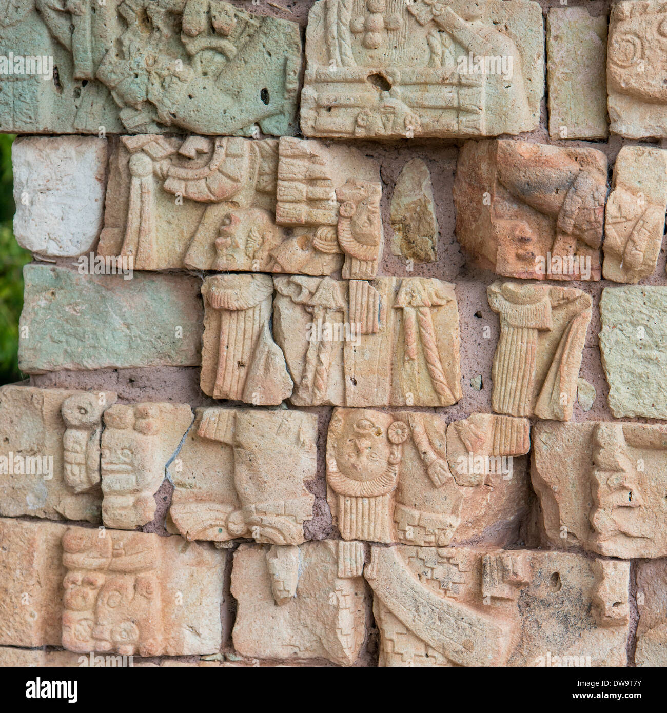 Mayan ruins at an archaeological site Copan Copan Ruinas Honduras Stock ...