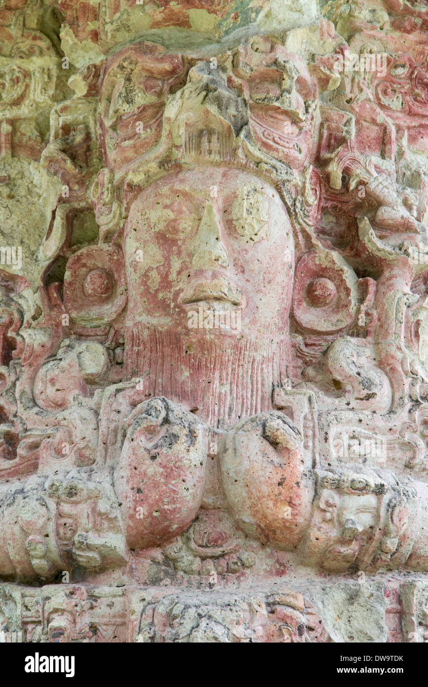 Mayan ruins at an archaeological site Copan Copan Ruinas Honduras Stock ...