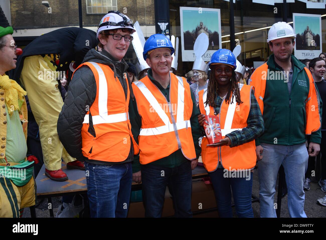 London, UK. 4th March 2014 :The Winner of this year Aldgate Tower ...