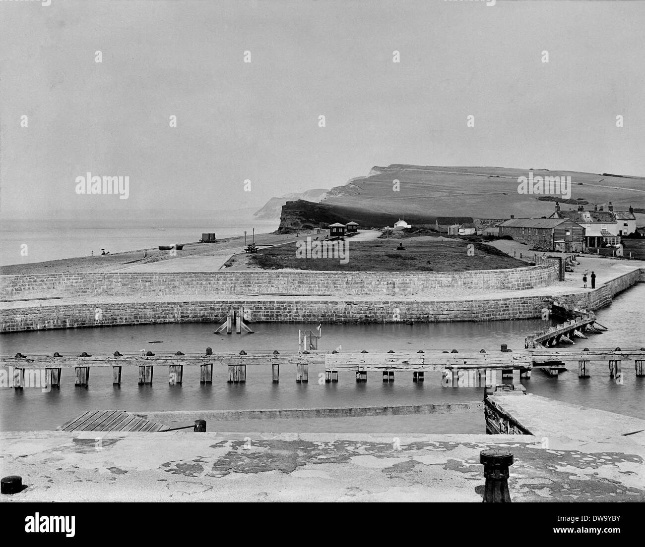 Looking west from coast Black and White Stock Photos & Images - Alamy