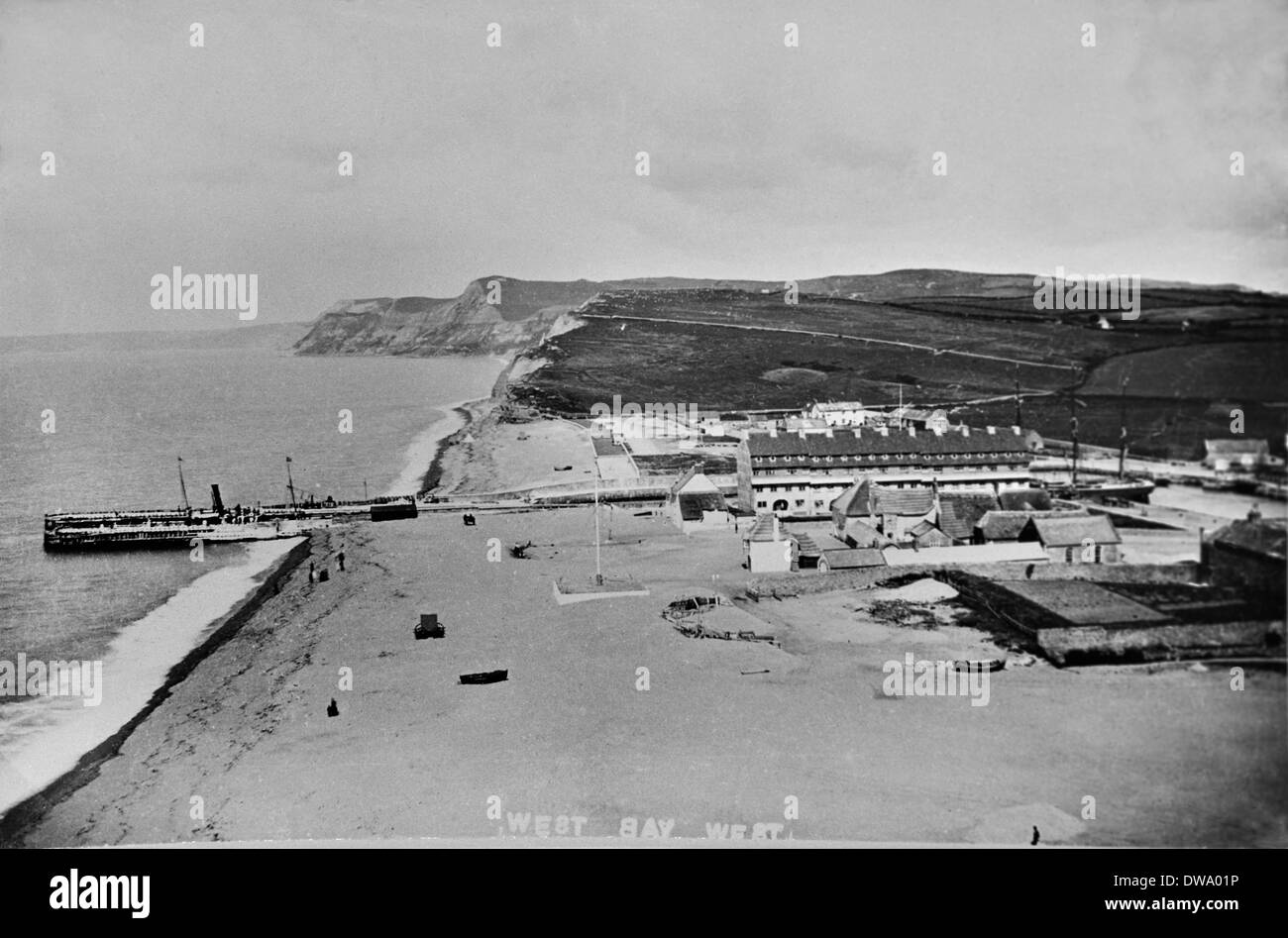 Looking west from coast Black and White Stock Photos & Images - Alamy