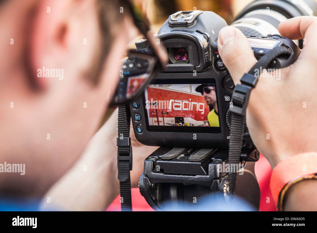 Biker male rear view hi-res stock photography and images - Alamy